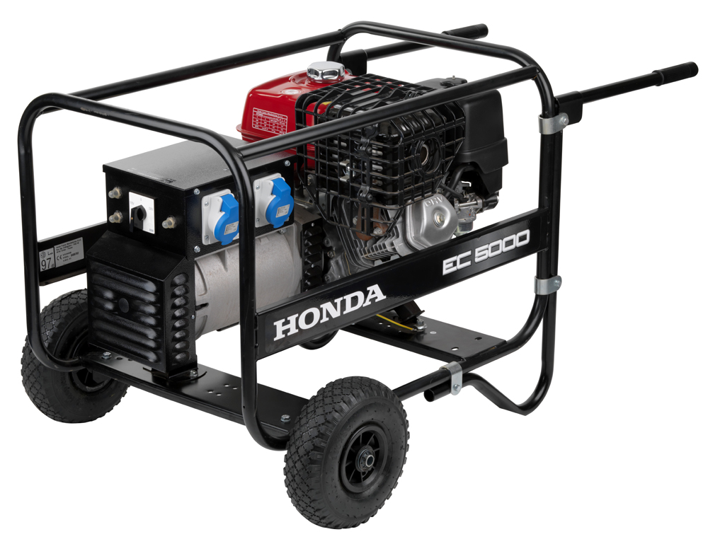 Elektrocentrála Honda EC5000 vhodná pro profesionální práci i ...